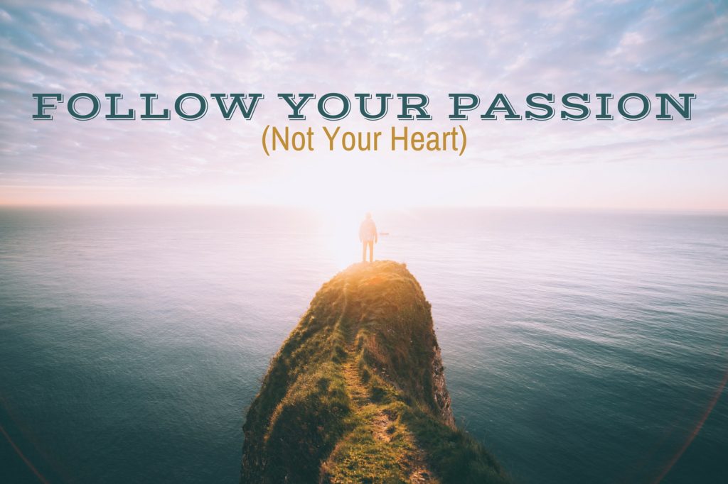 Follow Your Passion Not Your Heart Panash Passion And Career Coaching