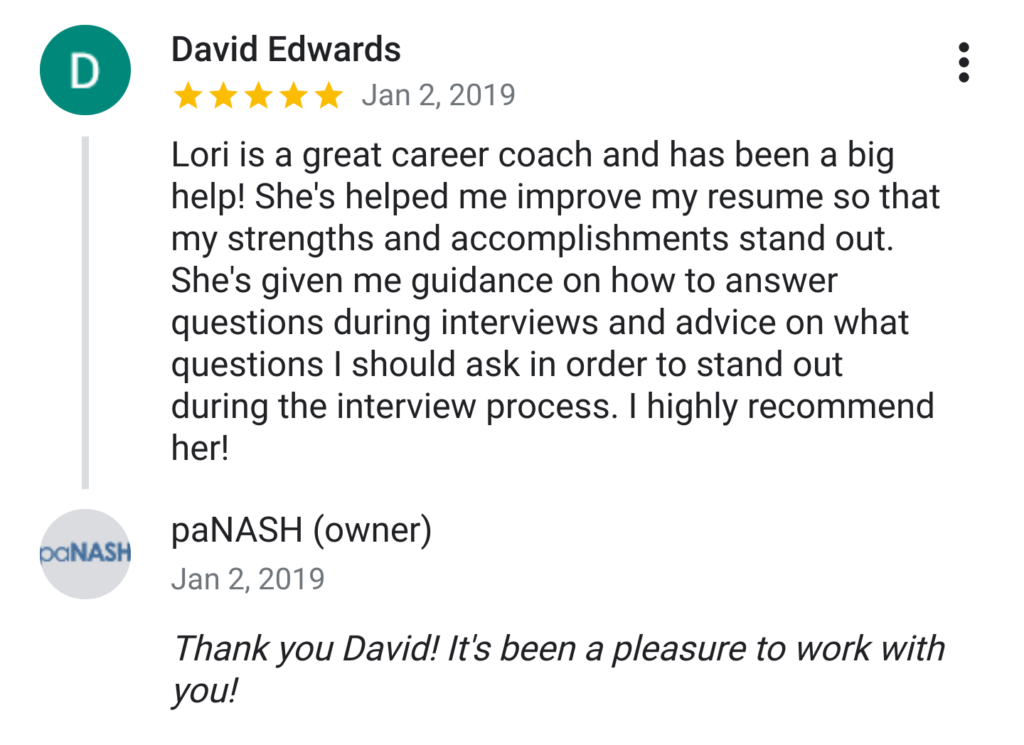 The paNASH Experience | paNASH Passion & Career Coaching