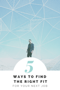 5 Ways to Find the Right Fit for Your Next Job - paNASH Passion ...